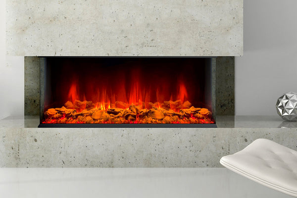 Dynasty Melody 41 Inch 3 Sided 2 Sided Built In Electric Fireplace | DY-BTS40 | Dynasty ...