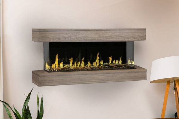 Modern Flames Orion Multi 88 inch 3-Sided Electric Fireplace Wall Mount ...