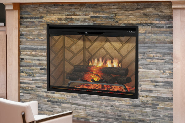 Dimplex Revillusion 36 inch Built In Electric Fireplace Herringbone ...